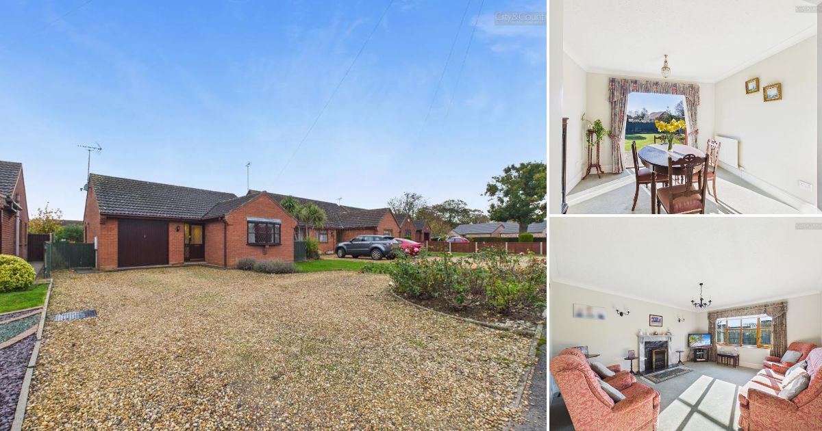 3 bed bungalow for sale in Sutton Gate, Sutton St. James, Spalding ...